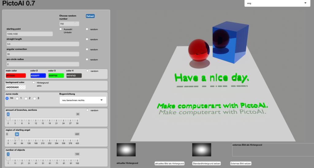 Anleitung zur Erstellung von Computerkunst mit PictoAI